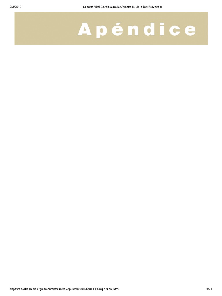 Algoritmos AHA | PDF | Reanimación cardiopulmonar | Fisiología