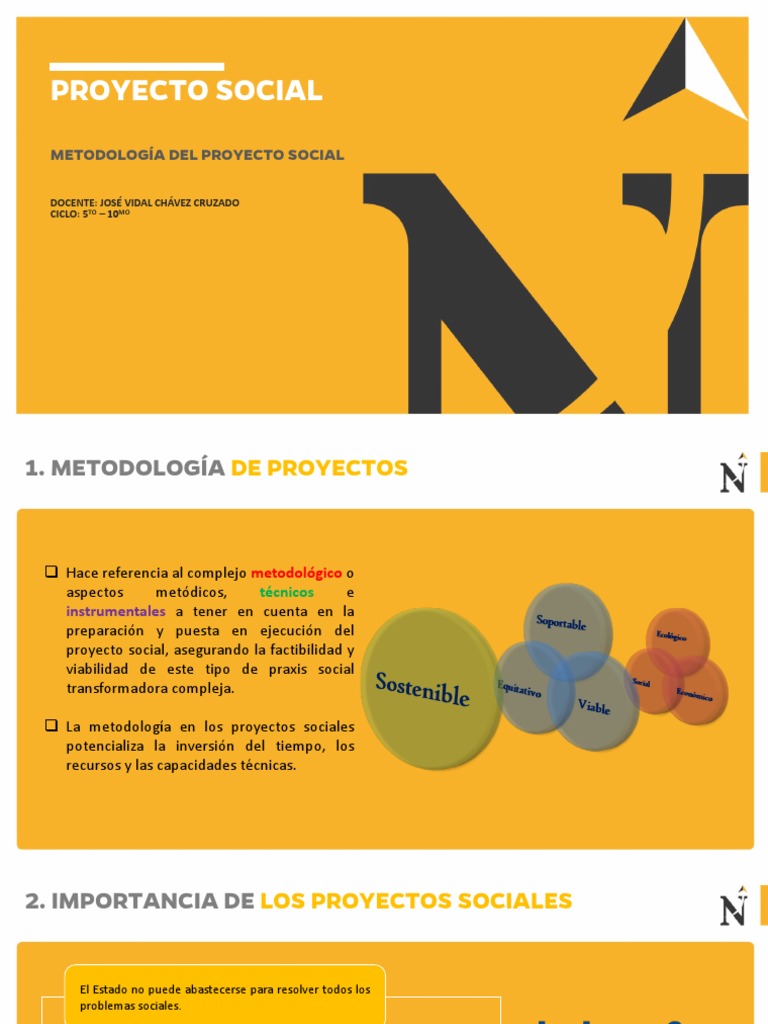 Proy. Social PPT Sem 2 2021 - 5 | Descargar gratis PDF | Economias