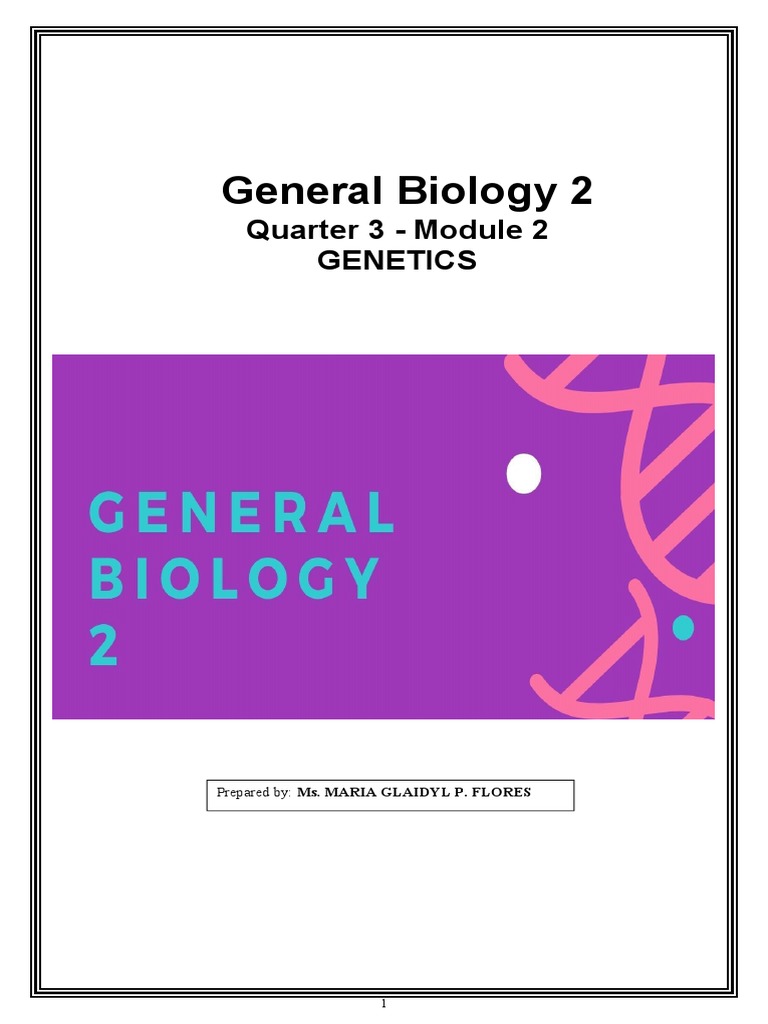 Gen - Biology 2 Module 2 | PDF | Natural Selection | Genetic Diversity