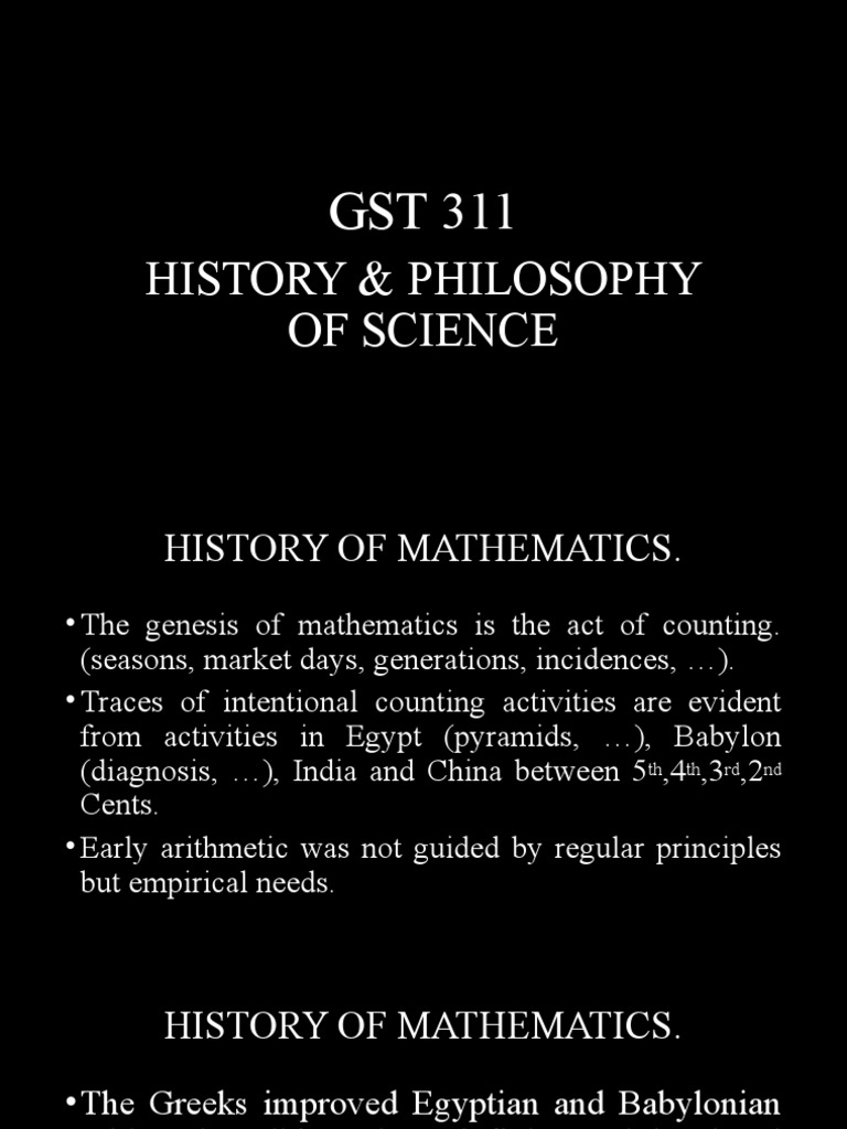 History and Development of Mathematics | PDF | Mathematics | Geometry