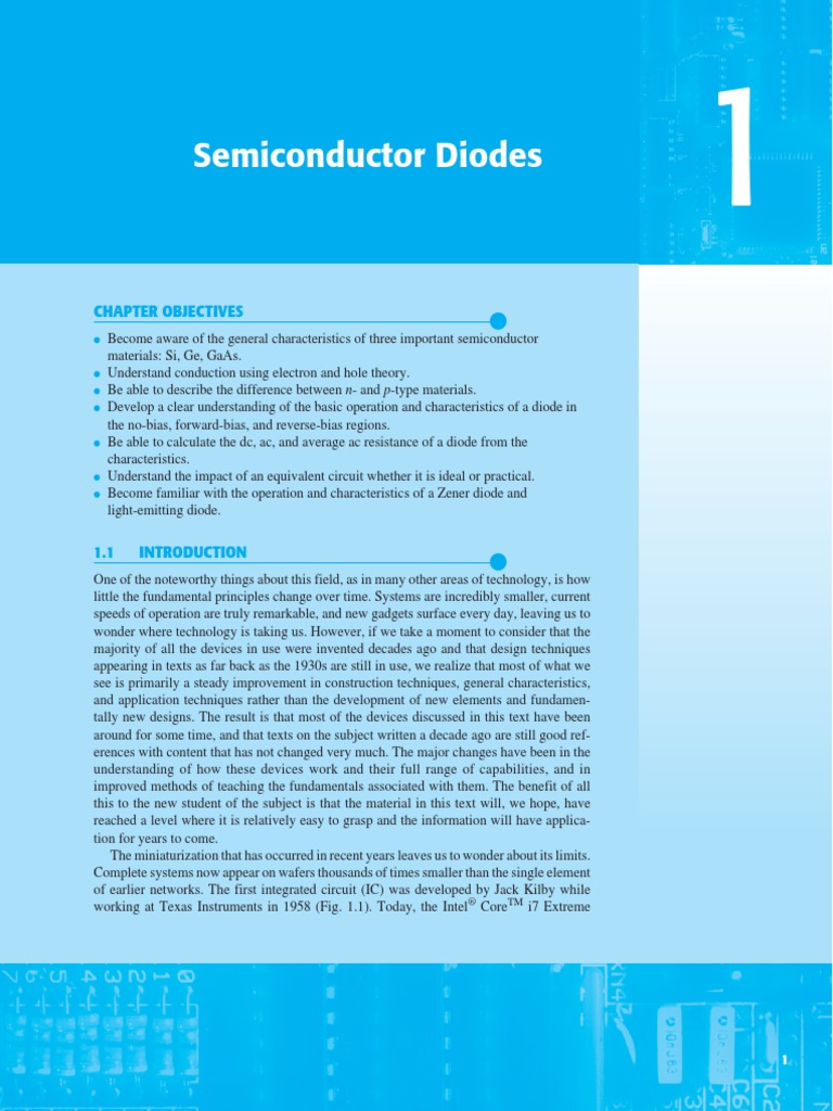 Electronic Devices and Circuit Theory-Pages-22-149 | PDF | P–N Junction ...