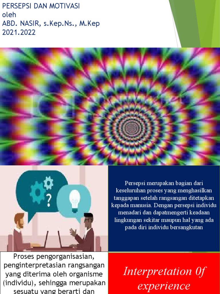 Proses Persepsi dan Motivasi Manusia | PDF