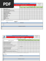F-Bel-A15.1-005 Planilla de Control Aseo - Oficinas y Areas Comunes | PDF