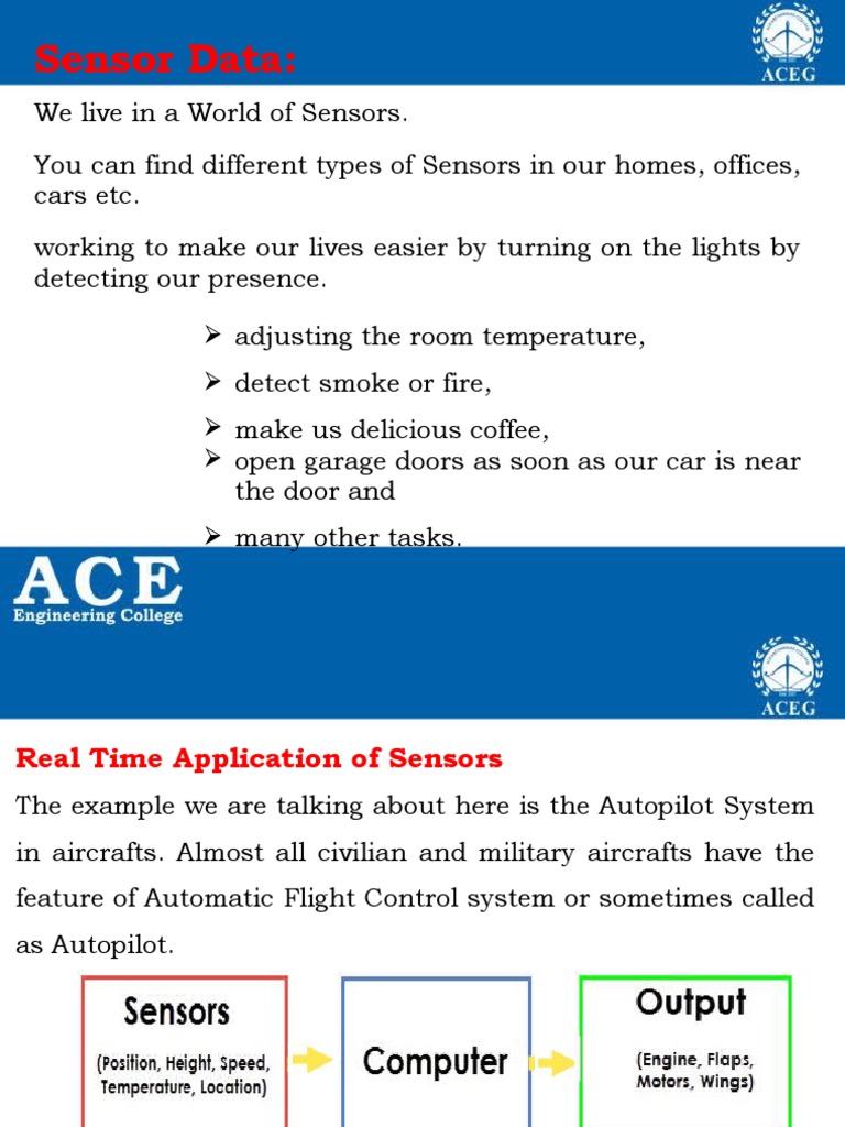 Understanding Sensor Data Sources | PDF