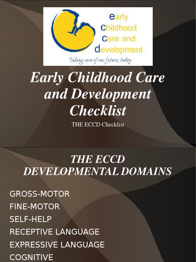 ECCD Developmental Domains Checklist | PDF | Career & Growth | Self ...