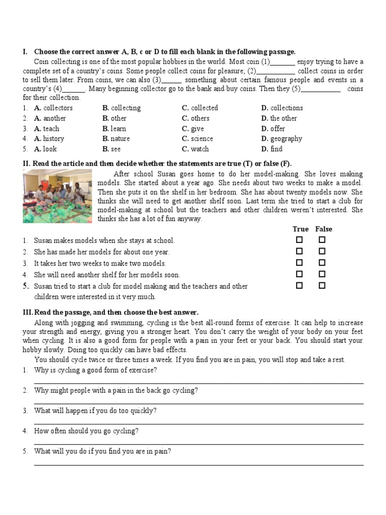 Hobby Enthusiasts' Quiz | PDF | Social Science | Language Arts & Discipline