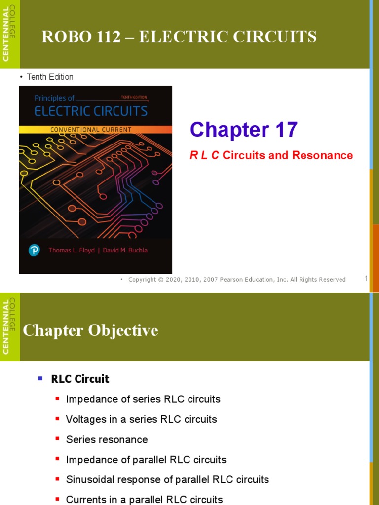 Week 12 - Chapter 17 - RLC Circuit | PDF | Electrical Impedance ...