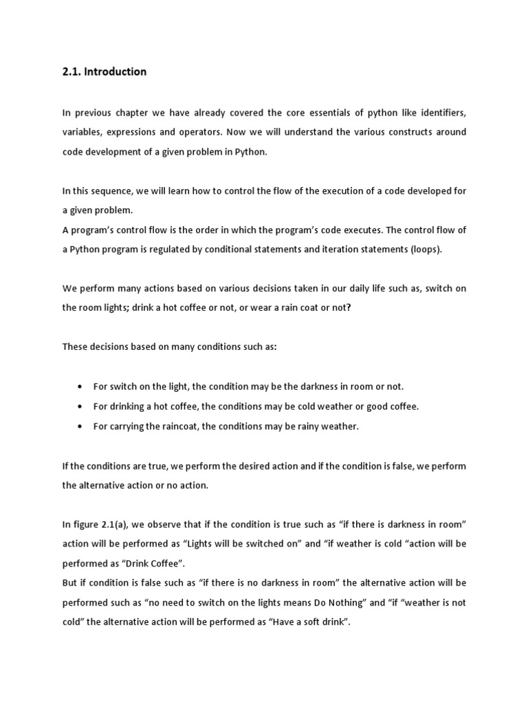 Unit 2 Python Pdf Control Flow Parameter Computer Programming