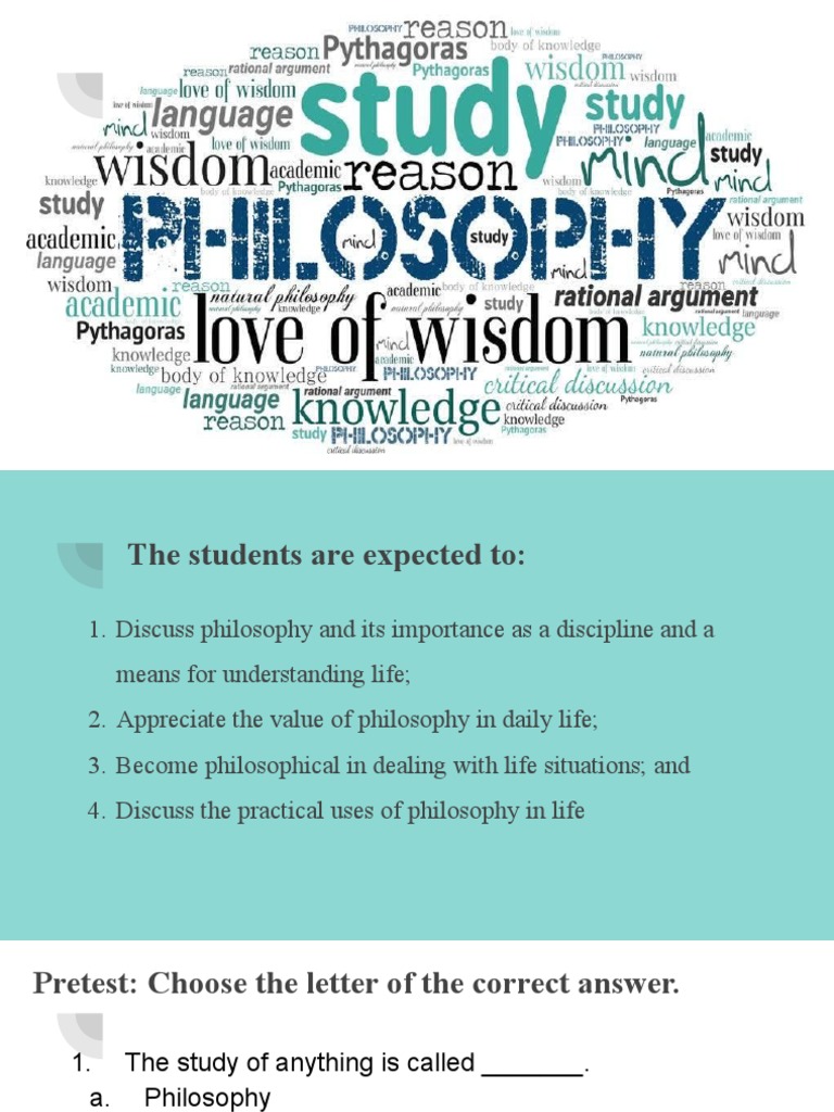 L1. Philo | PDF | Western Philosophy | Reason