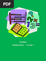 Grade 1 Math Learning Module Q1 | PDF | Numbers | Mathematics