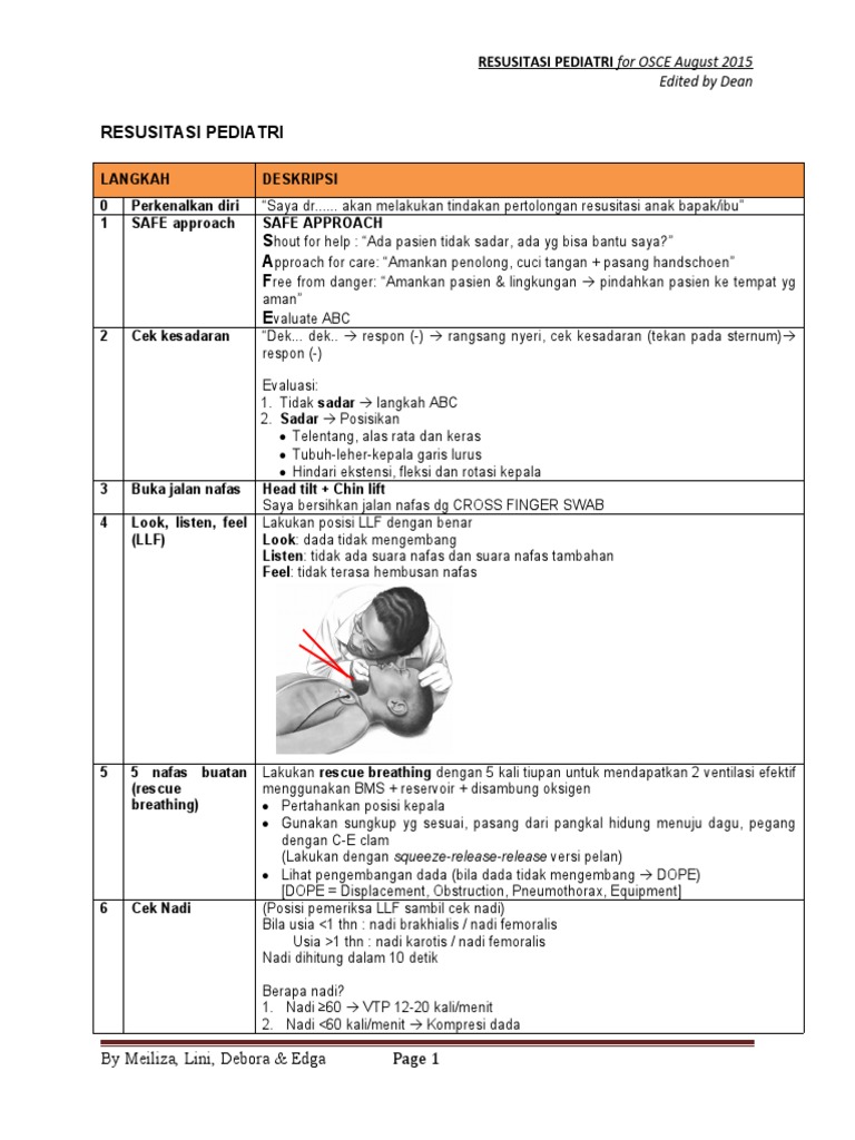 Protokol Resusitasi Bayi Baru Lahir | PDF