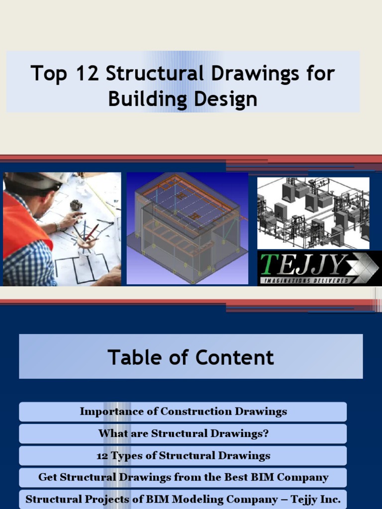 Top 12 Structural Drawings For Building Design | PDF | Page Layout | Design