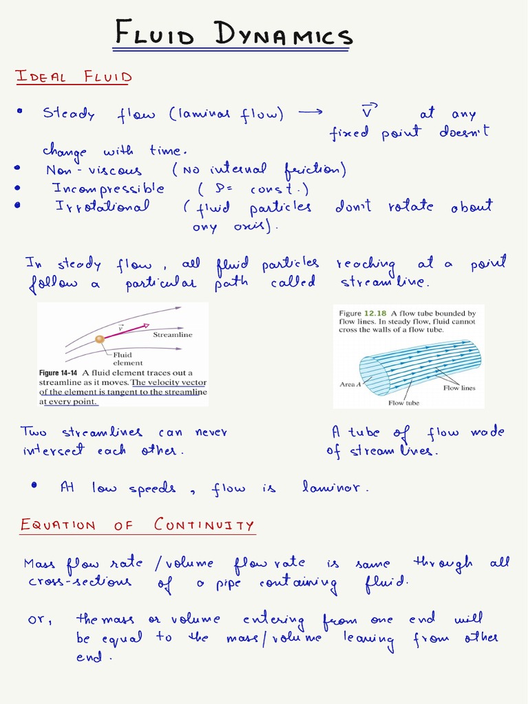 Fluid Dynamics | PDF
