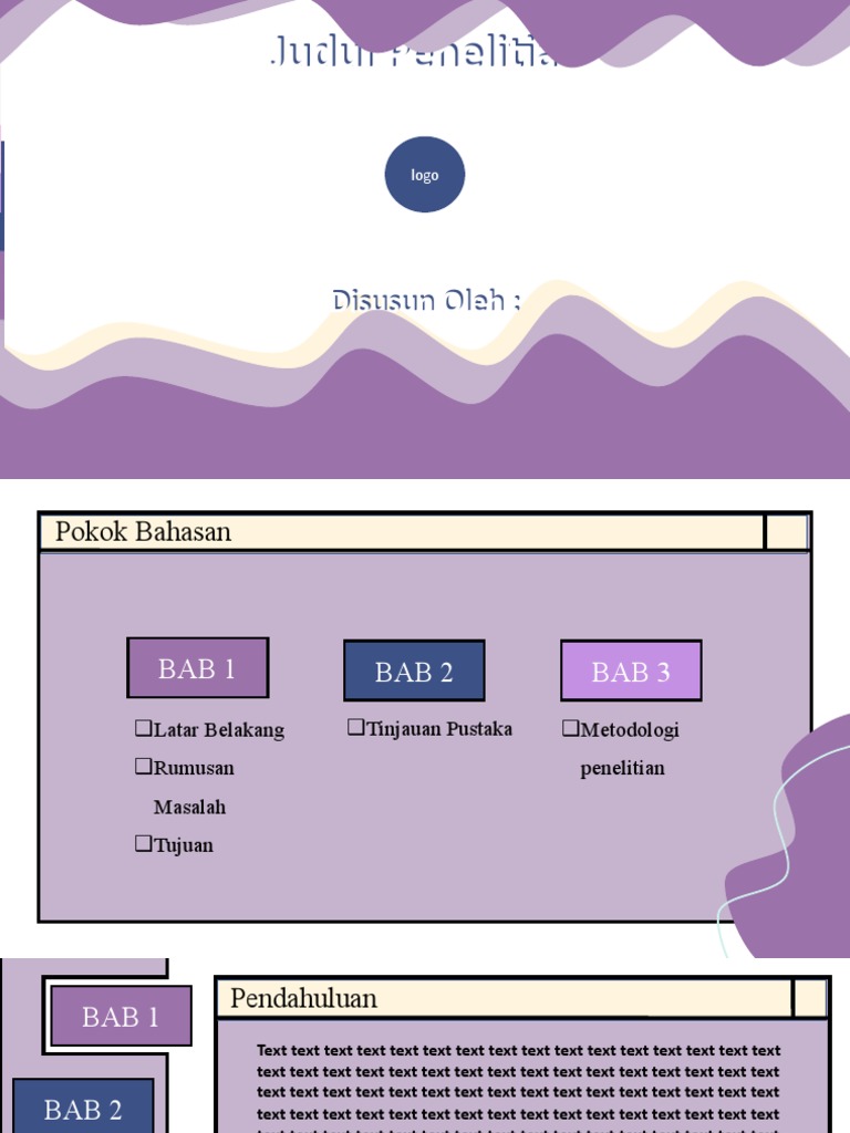 Template PPT Sempro | PDF
