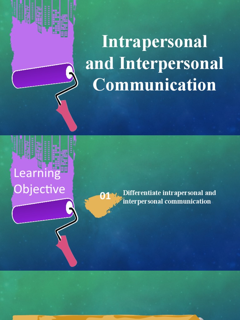 Intrapersonal vs. Interpersonal Communication | PDF | Interpersonal ...