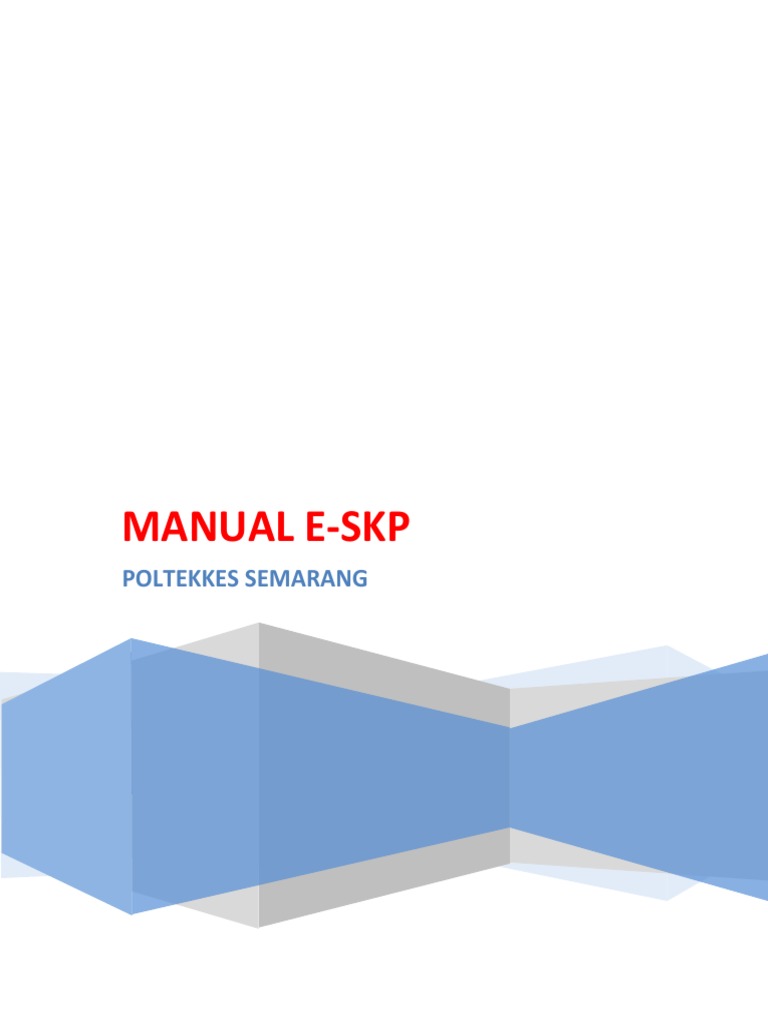 Manual Book Aplikasi E-SKP | PDF