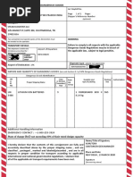 Non DG Declaration | PDF | Dangerous Goods | Cargo
