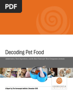 AAFCO Pet Food Labeling Guide TOC | PDF | Foods | Nutrition