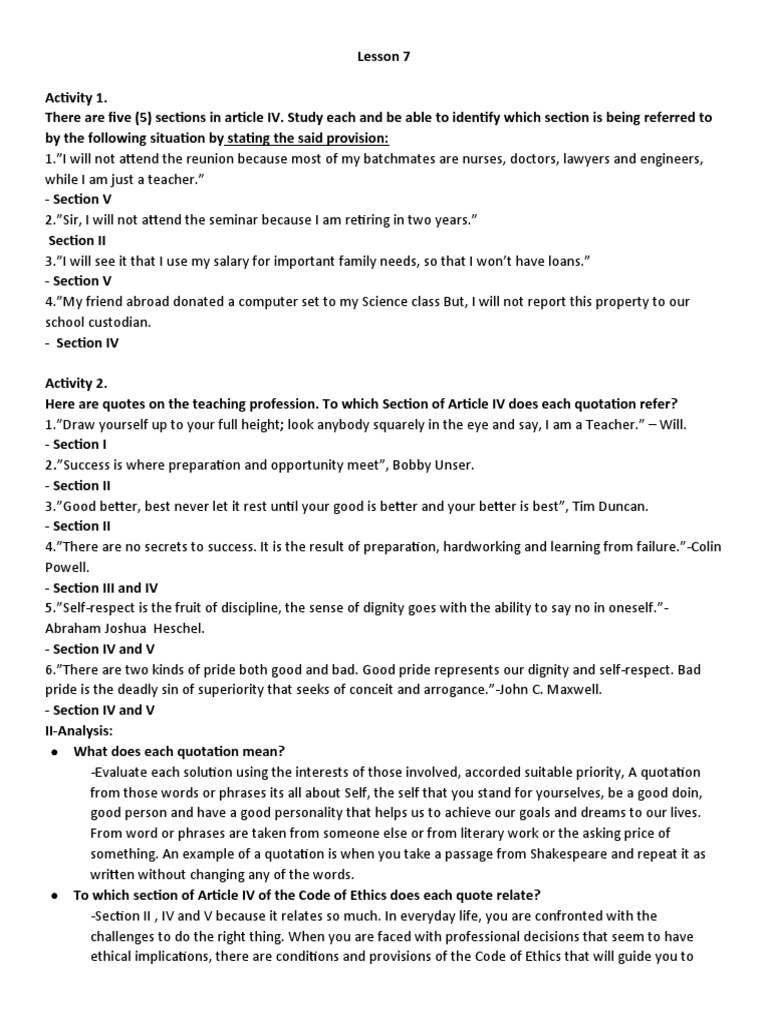 Module 7 | PDF | Teachers | Learning