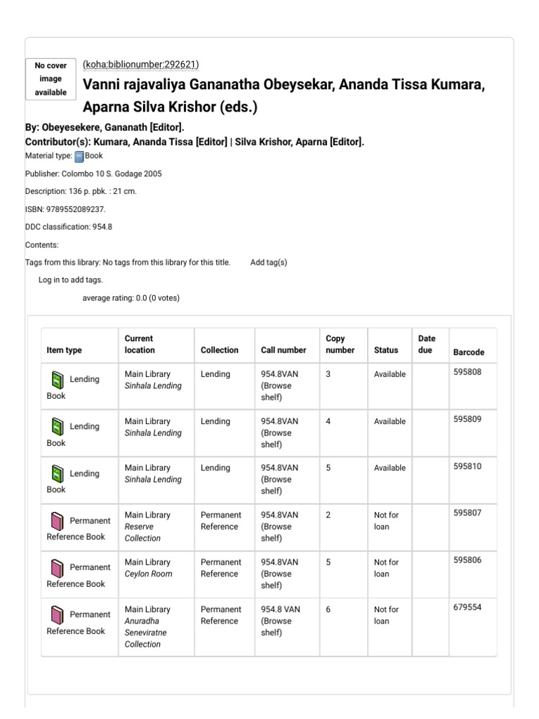 The Vanni Rajavaliya Details | PDF | Information Science