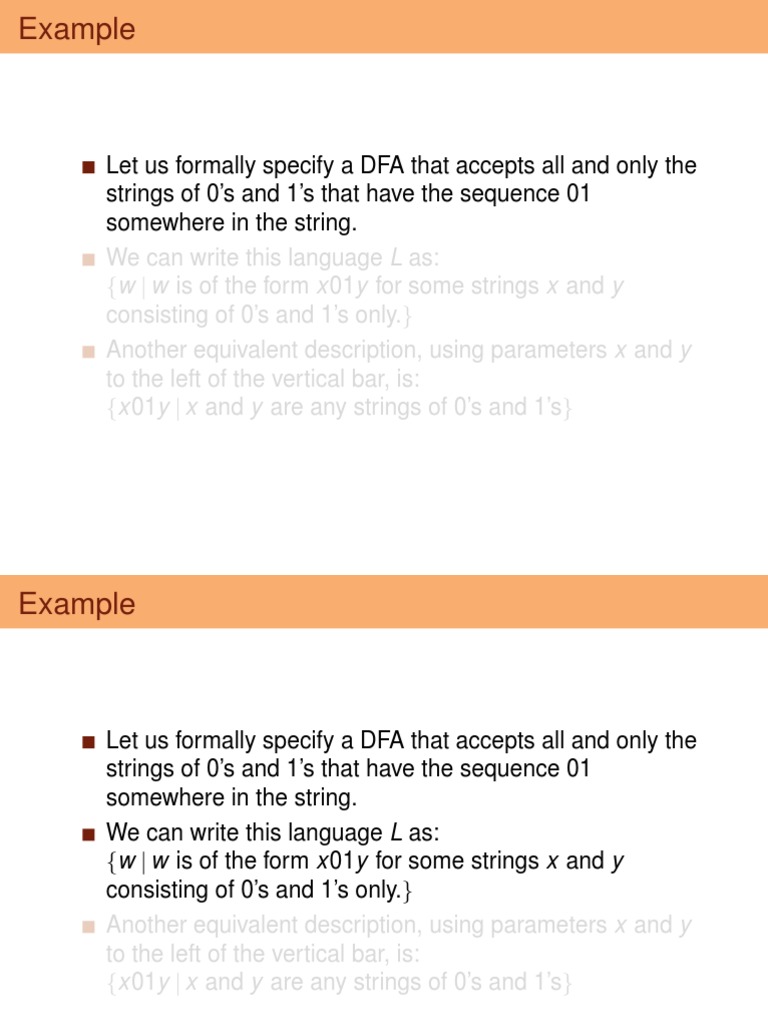 Design Of A Deterministic Finite Automaton Dfa To Recognize Strings Containing The Substring