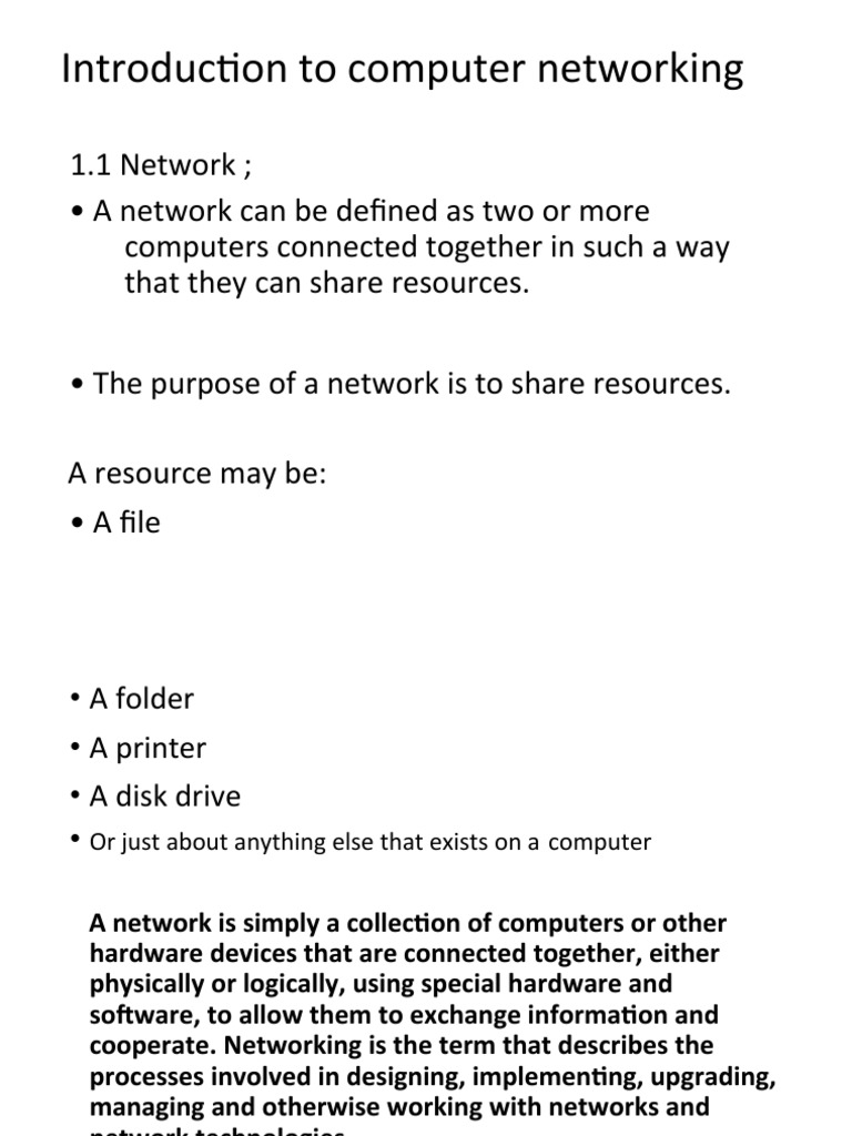 1-Introduction-To-Computer-Networking Alok | PDF | Computer Network ...