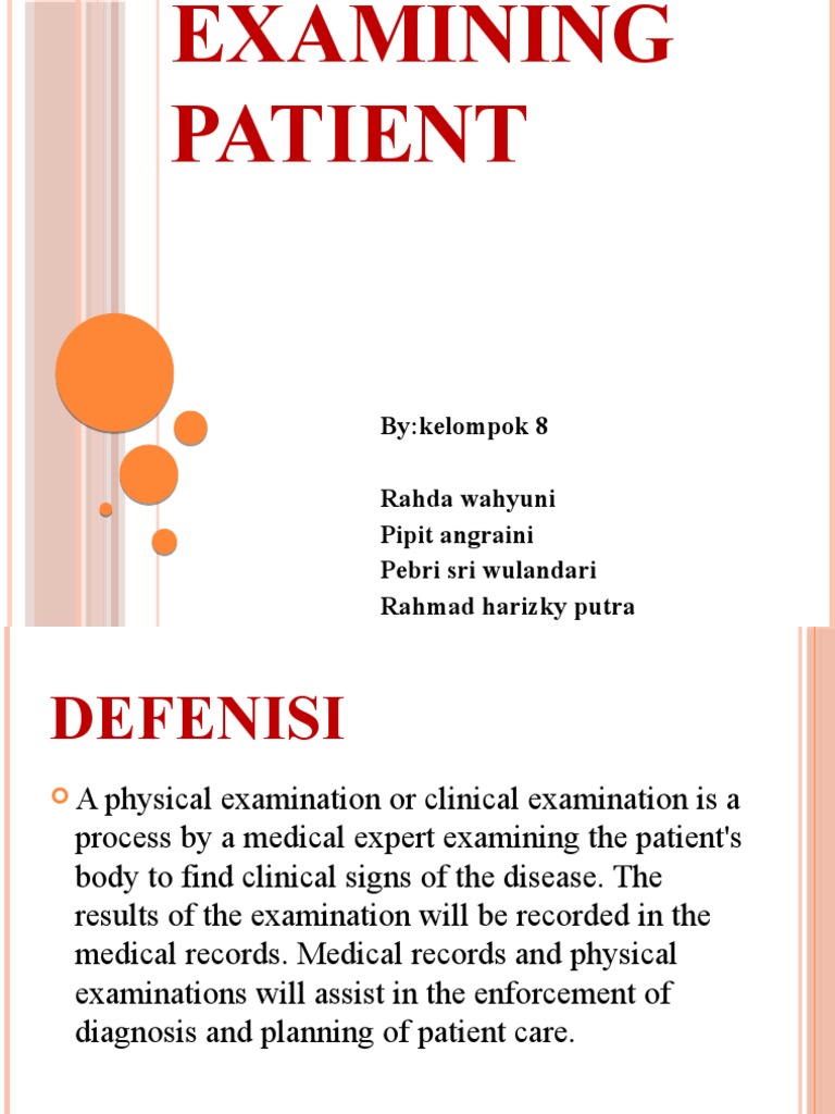 Examining Patient | PDF