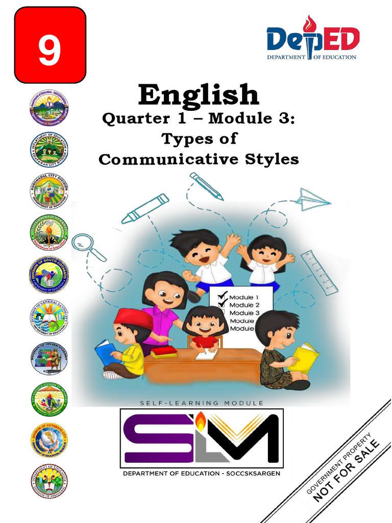 English9 q1 Mod3of3 TypesofCommunicative-Styles v2 | PDF | Grammar ...