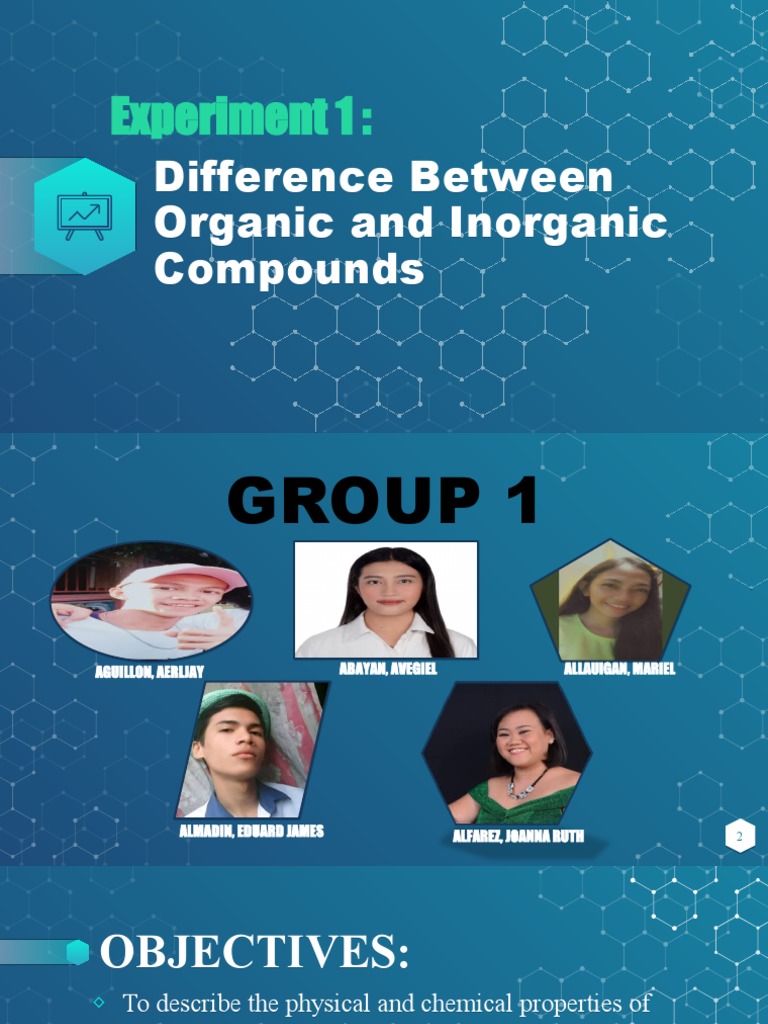 Organic vs Inorganic Compounds Explained | PDF | Salt (Chemistry ...