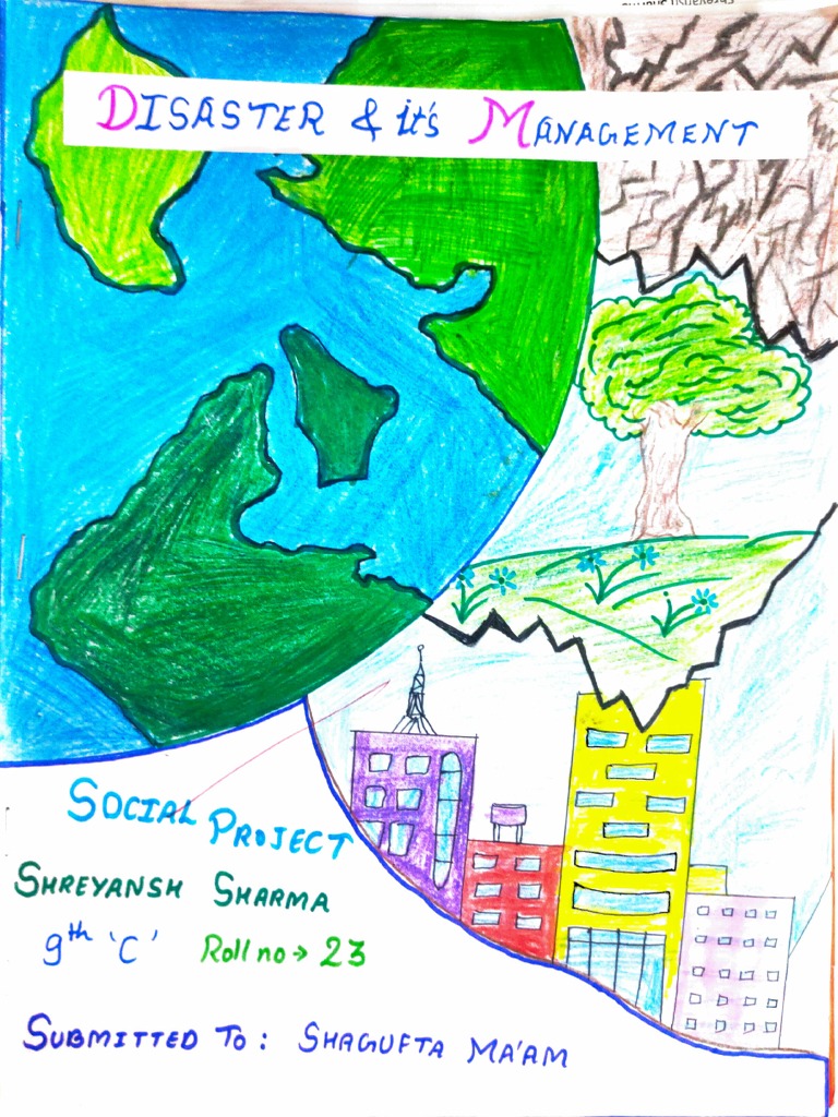 Disaster Management Social Class 9th Project | PDF
