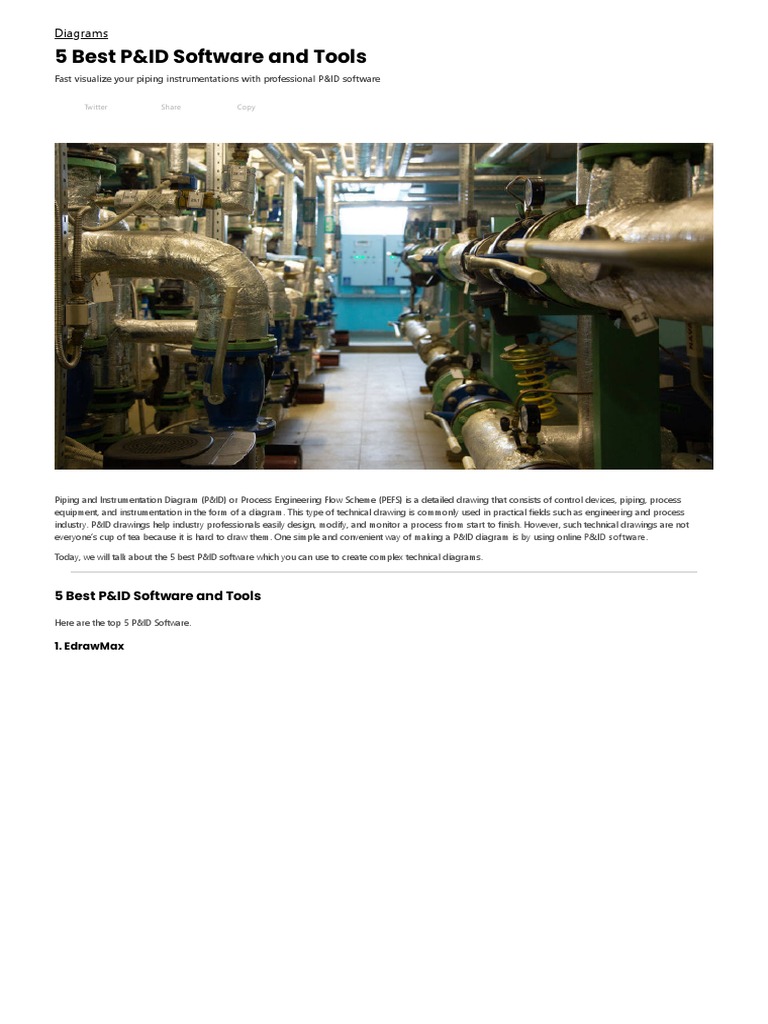 5 Best P&ID Software and Tools | PDF | Linux | Internet & Web