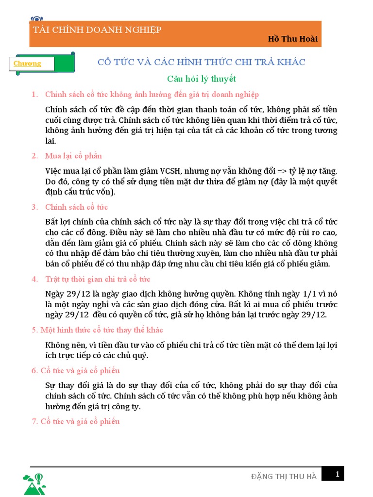 Chương 19 TCDN | PDF