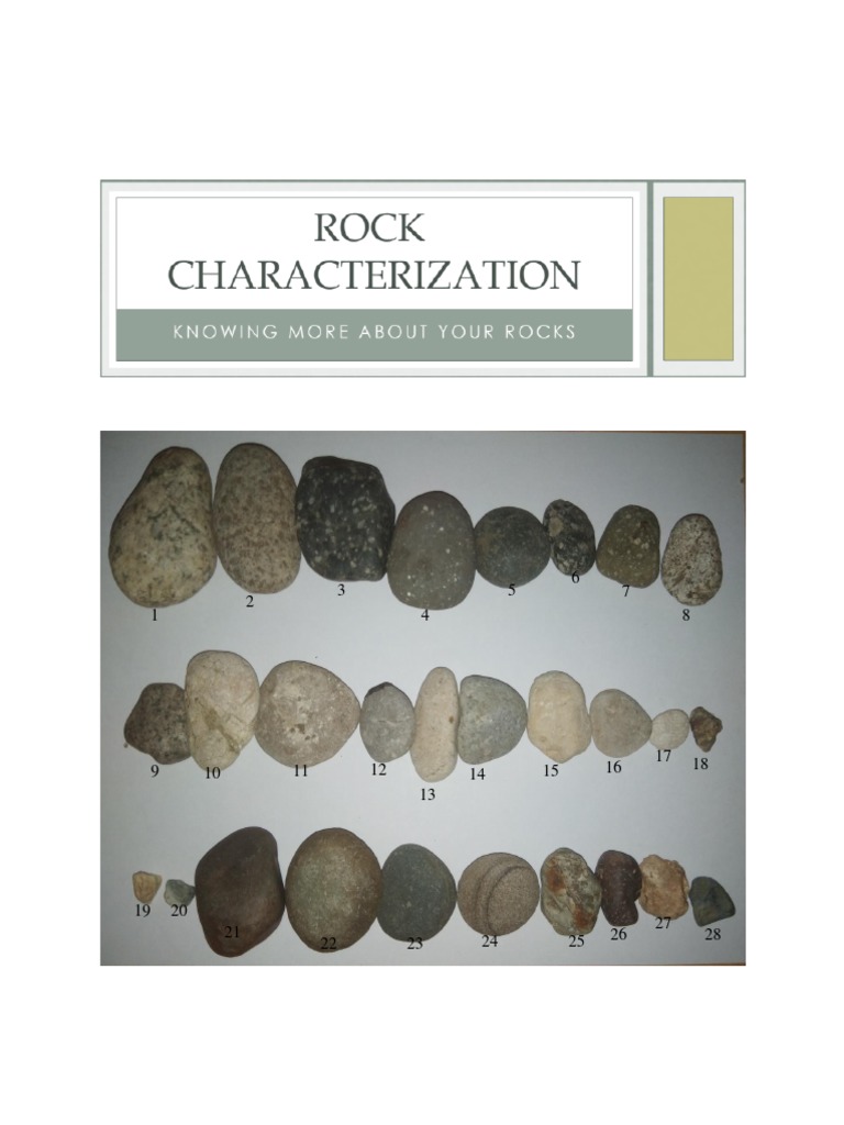 Rock Characterization | Download Free PDF | Metrology | Physical Quantities