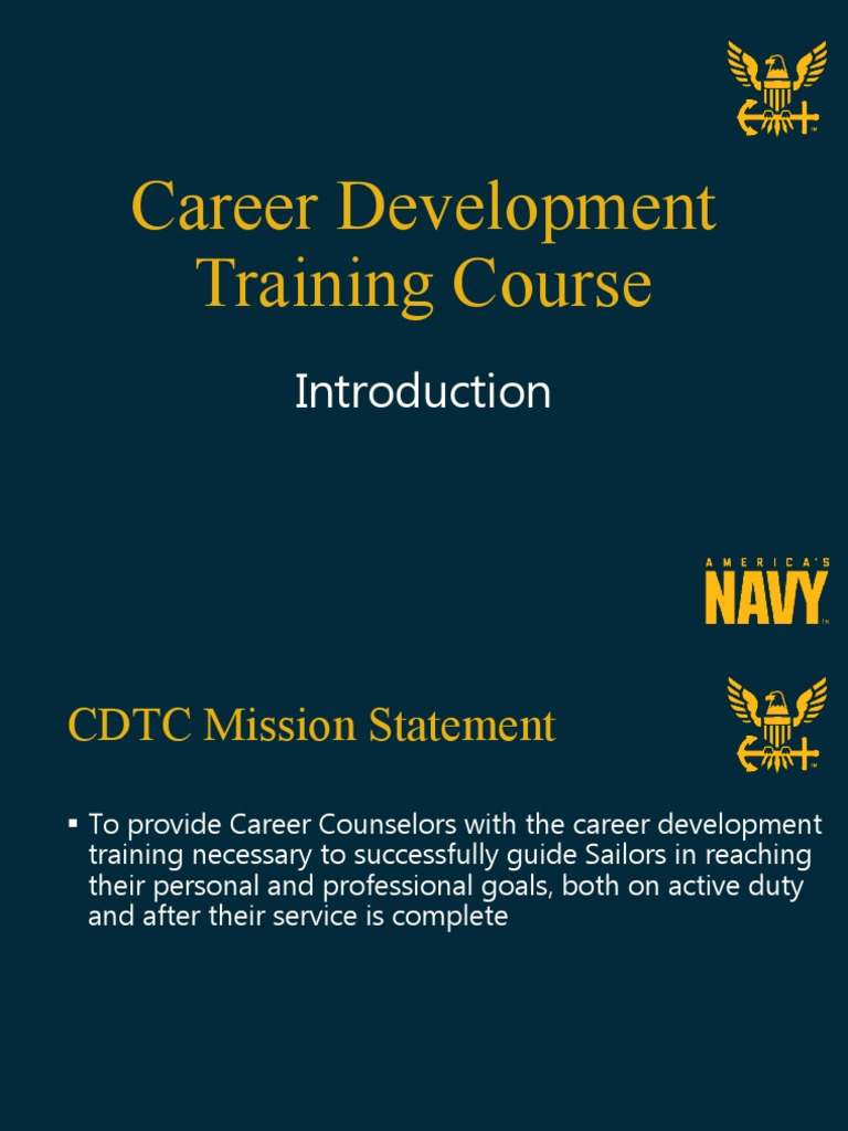 1.1 - Career Development Program | PDF | United States Navy | Mentorship