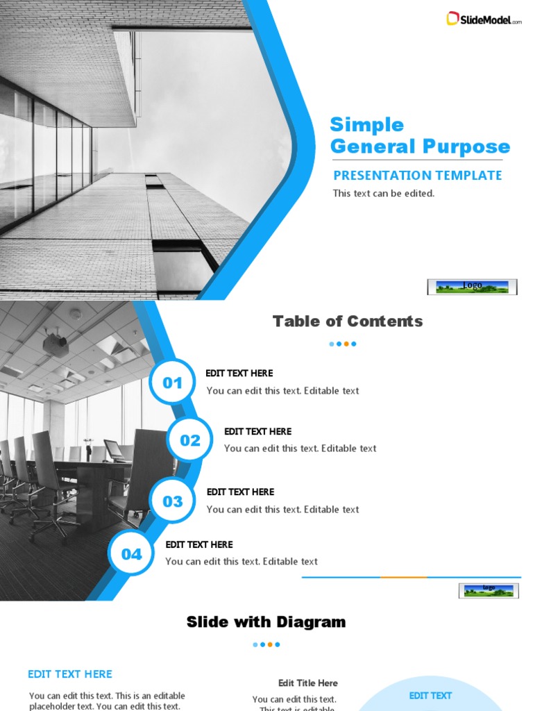 FF0334 01 Simple General Purpose Powerpoint Template | PDF | Computing ...