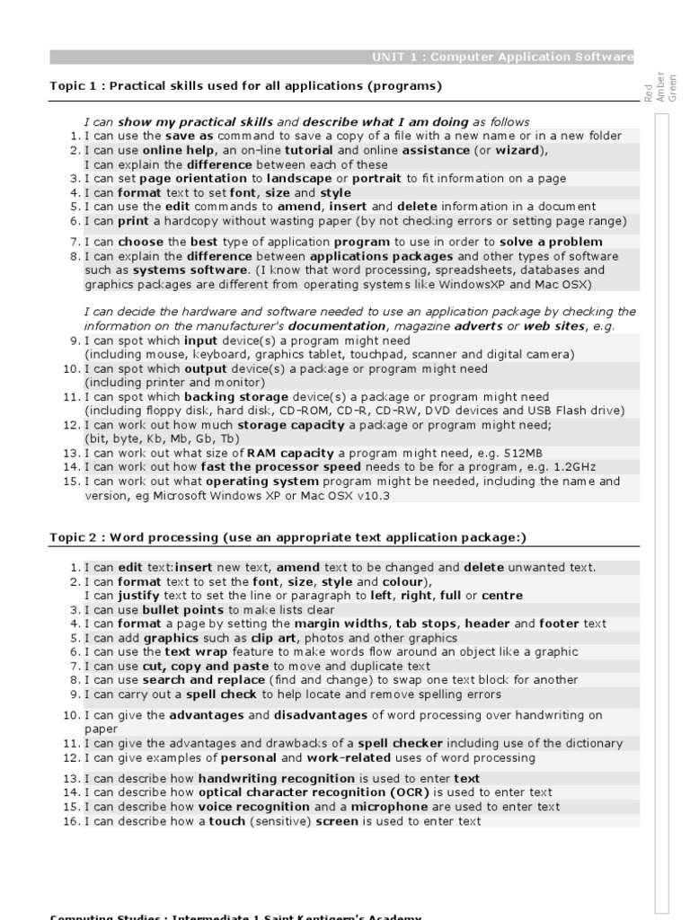 Csint 1 Contentcas | PDF | Spreadsheet | Digital Technology