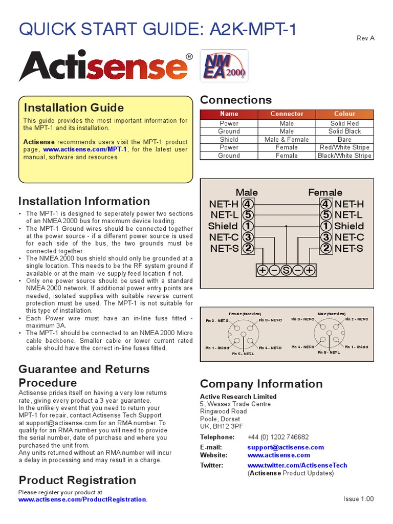 MPT-1 (Rev A) - Quick Start Guide Issue 1.00 | PDF | Manufactured Goods ...