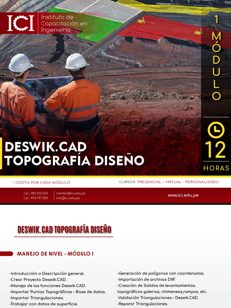 Deswik Cad Pdf Informática Ciencias De La Computación