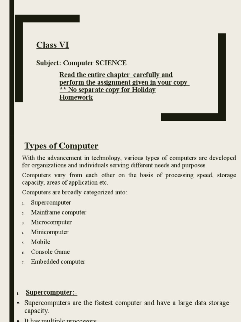 Types of Computers and Computer Languages | PDF | Microcomputers | Input/Output
