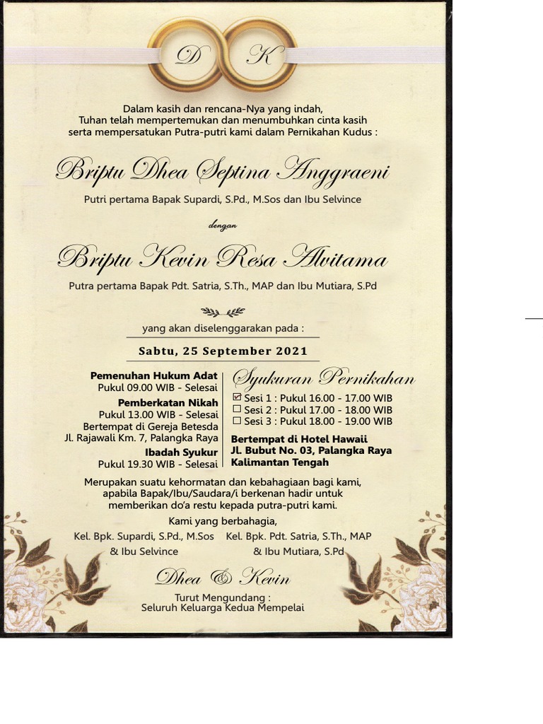 Alucio - Dhea & Kevin | PDF