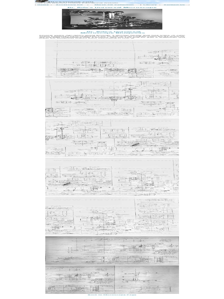 Dr. Rife's Universal Microscope Blueprints | PDF