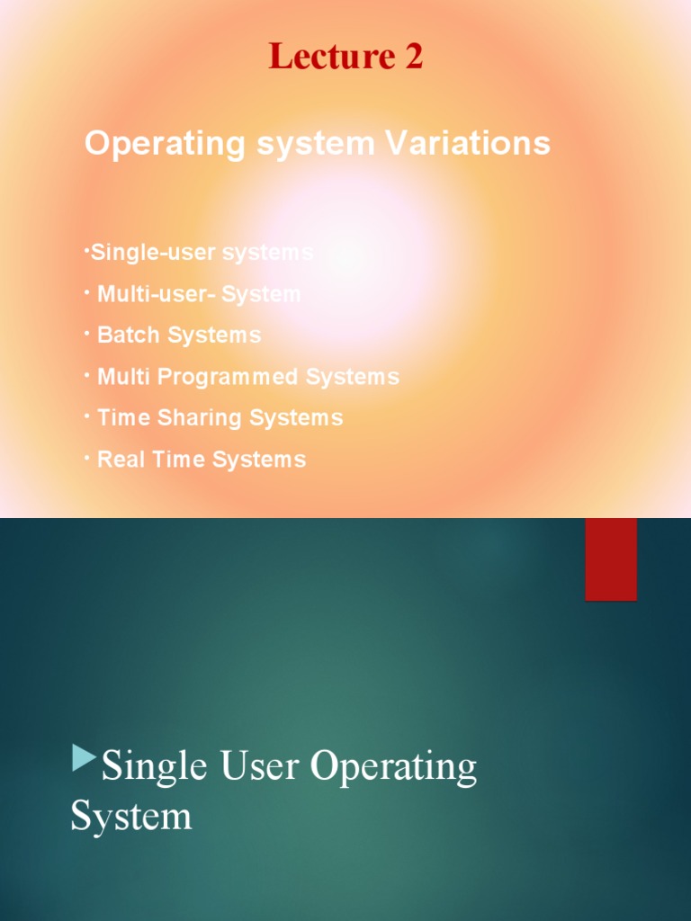 Operating System Variations Pdf Operating System Process Computing