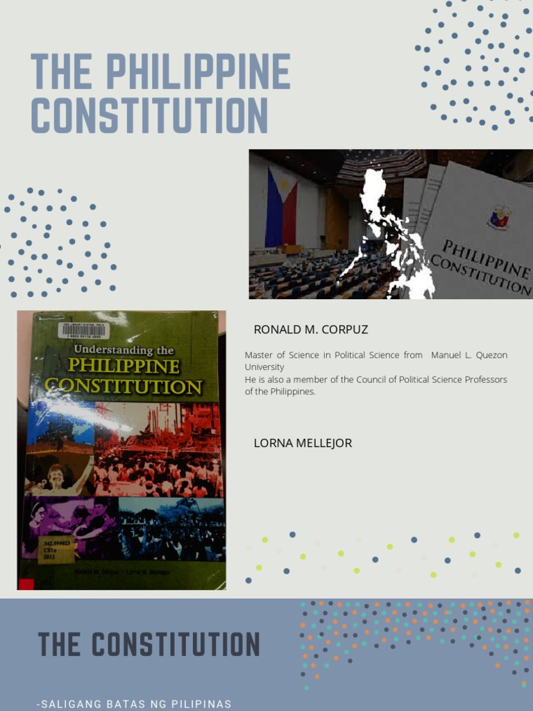 The Philippine Constitution | Download Free PDF | Government ...