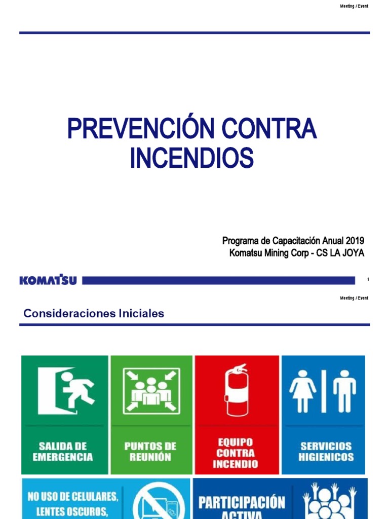 Capacitación en Prevención de Incendios | PDF | Redox | Oxígeno