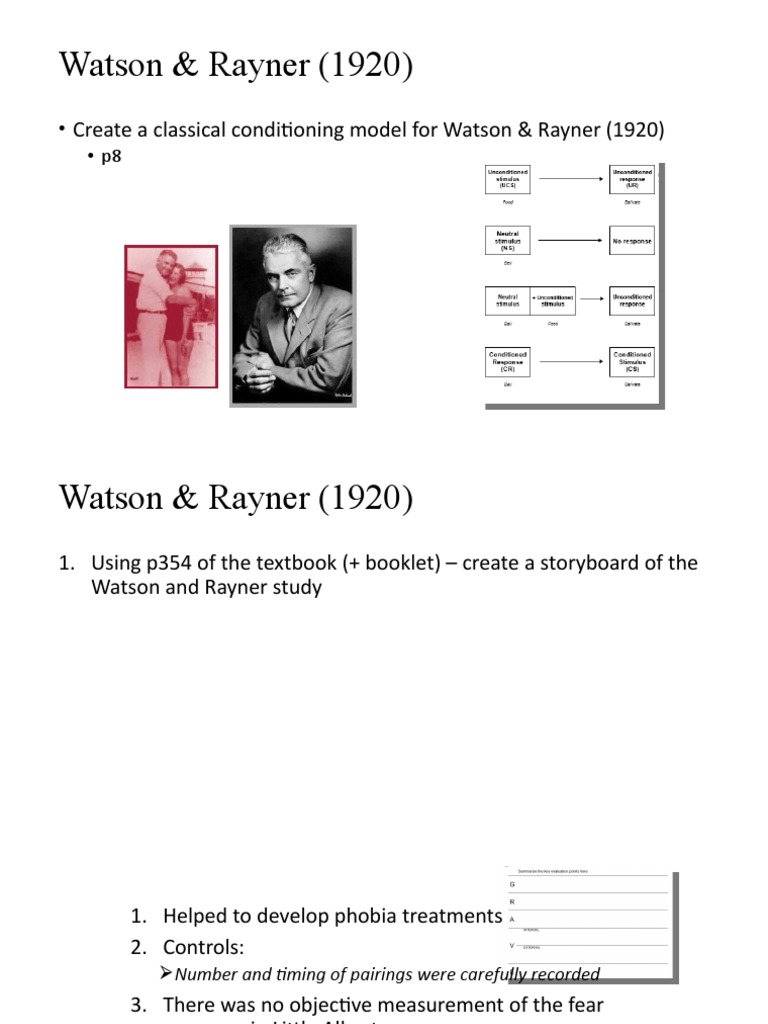 Watson & Rayner (1920) | PDF
