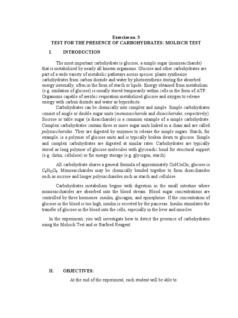 Detecting Carbohydrates: Understanding the Principles and Procedure of ...