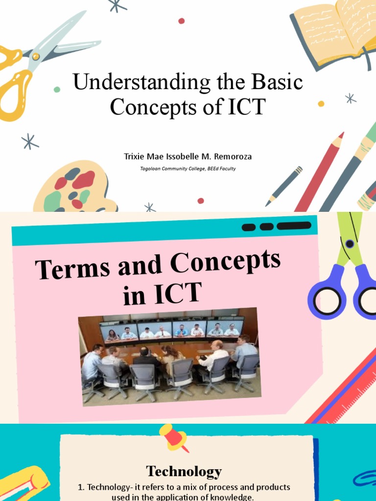 Understanding The Basic Concepts of ICT-Lesson 1 | PDF | Multimedia ...