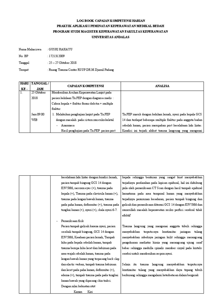 Contoh Log Book | PDF