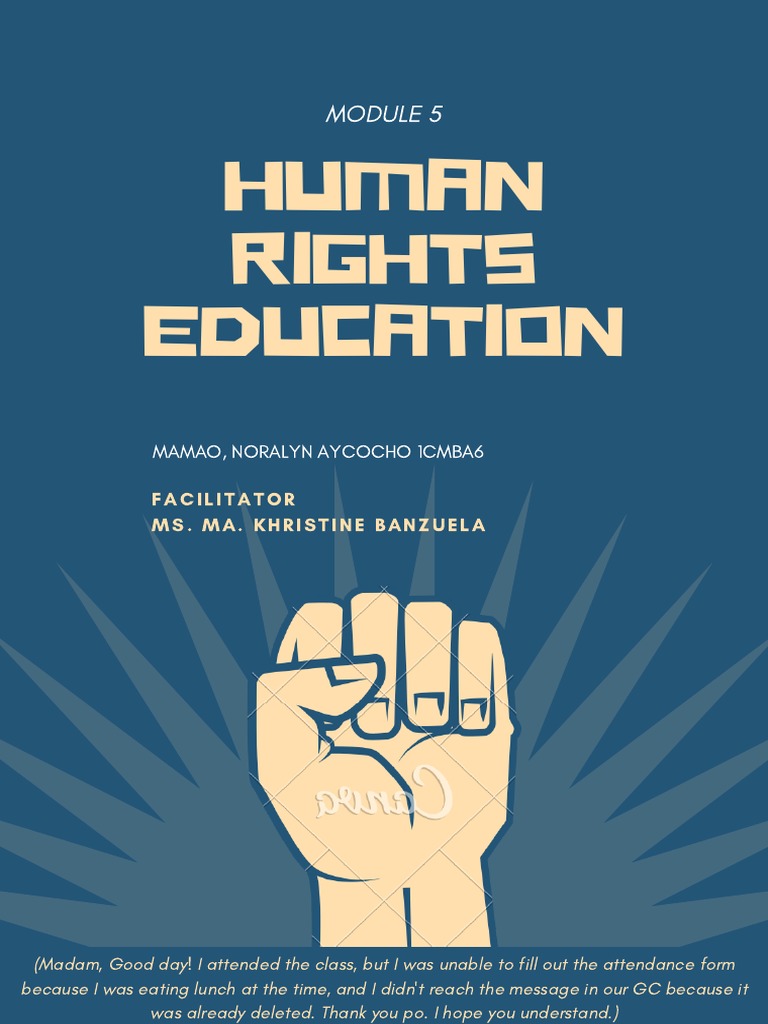 Human Right Education | PDF | Justice | Crime & Violence
