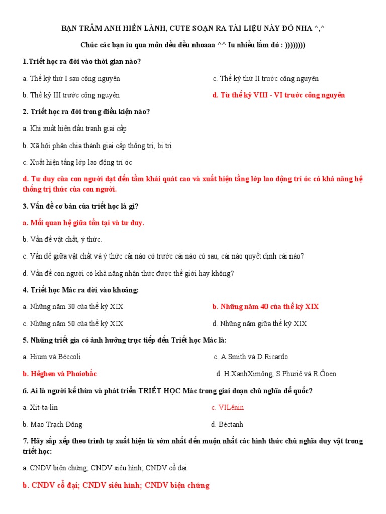 Triet TN Cua Co | PDF